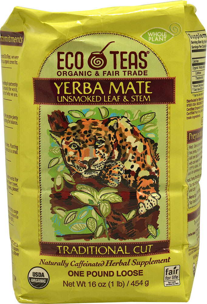 Eco Teas Organic Loose Leaf Tea Yerba Mate -- 1 lb - Vitacost Eco Teas Organic Loose Leaf Tea Yerba Mate -- 1 lb - Vitacost