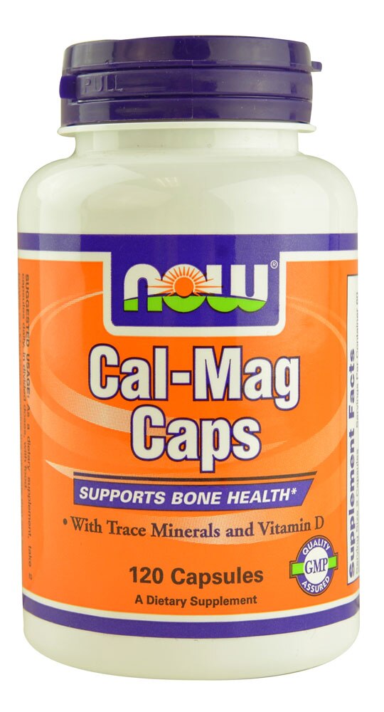 Now Foods Cal Mag Caps 120 Capsules Vitacost