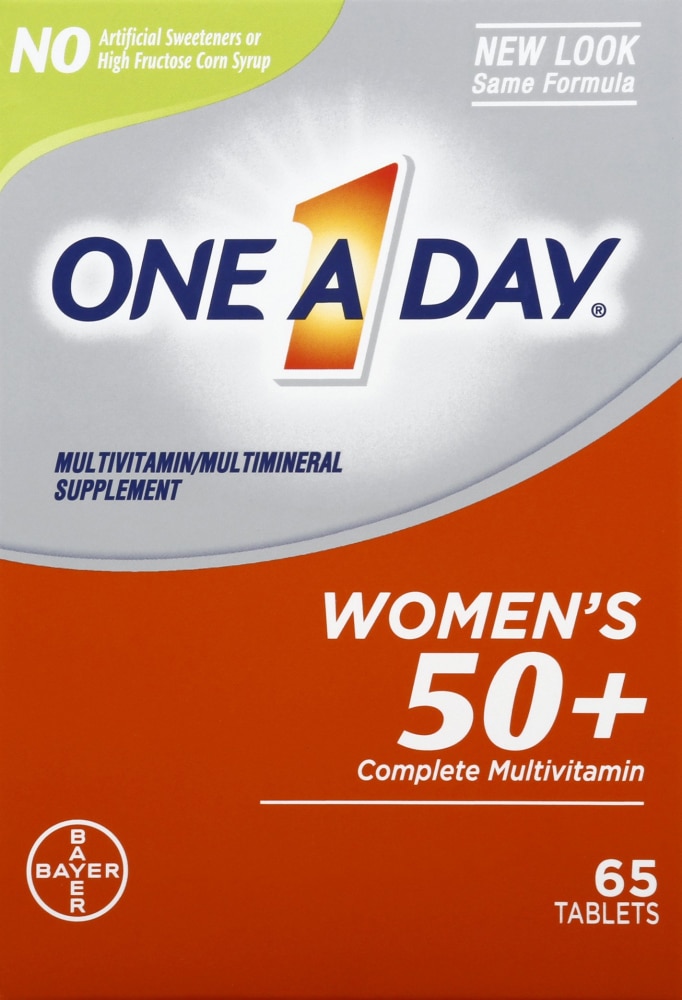 One A Day Womens 50 Plus Complete Multivitamin 65 Tablets Vitacost