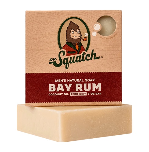Dr Squatch Mens Natural Bar Soap Bay Rum 5 Oz Vitacost
