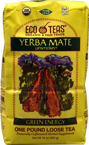 Eco Teas Organic Yerba Mate Unsmoked Loose Tea -- 1 lb - Vitacost Eco Teas Organic Yerba Mate Unsmoked Loose Tea -- 1 lb - Vitacost