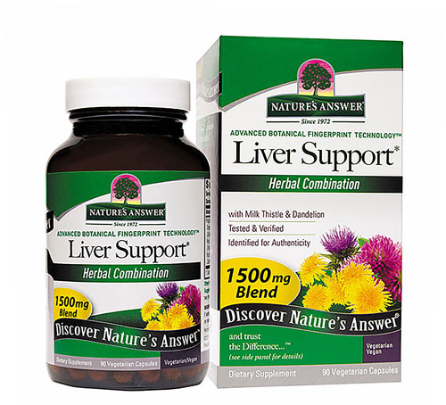 Nature's Answer Liver Support -- 90 Vegetarian Capsules - Vitacost Nature's Answer Liver Support -- 90 Vegetarian Capsules - Vitacost