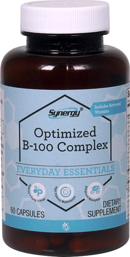 Vitacost Synergy Optimized B 100 Complex Enhanced Absorption 60