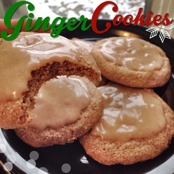 Iced Ginger Cookies