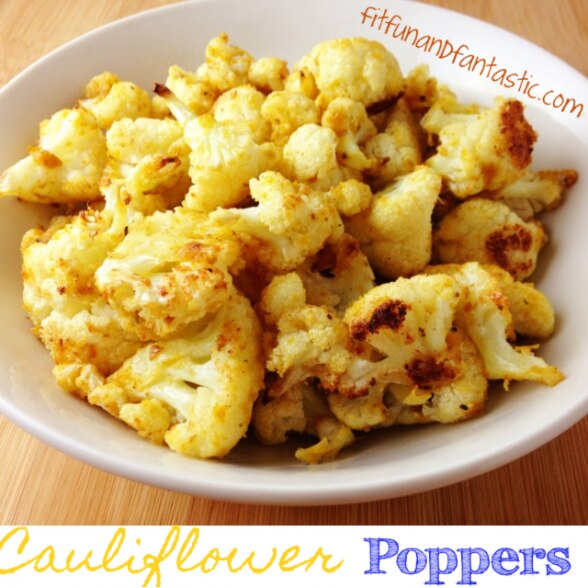 Cheesy Cauliflower Poppers