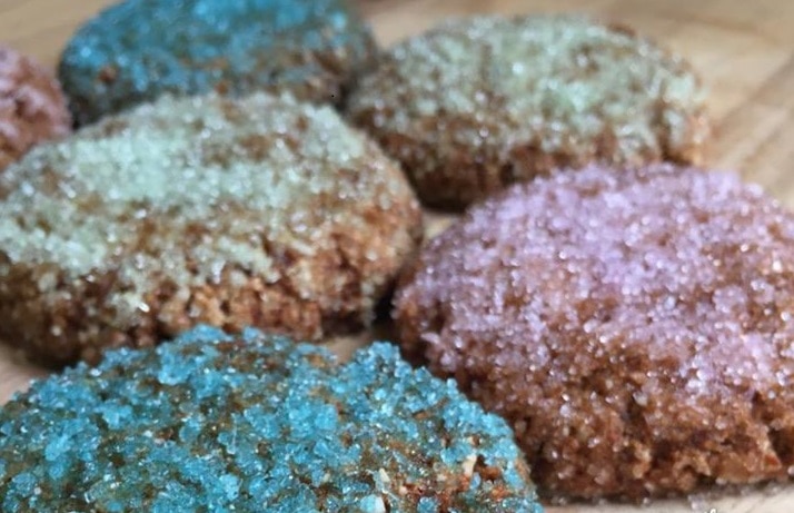 Vanilla Protein Cookies with Sprinkles