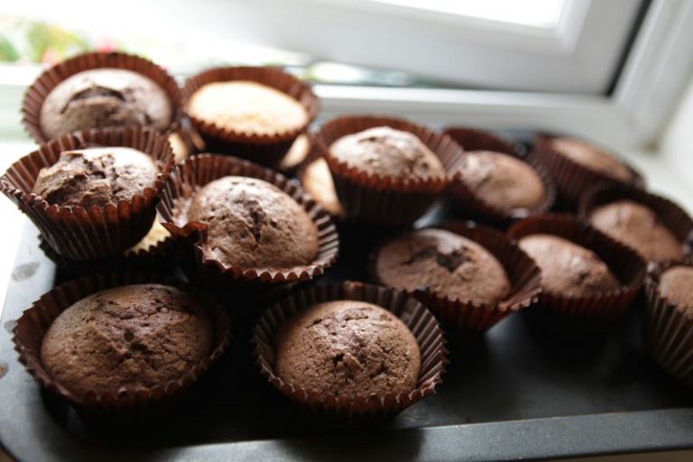 Mini Espresso and Chocolate Muffins