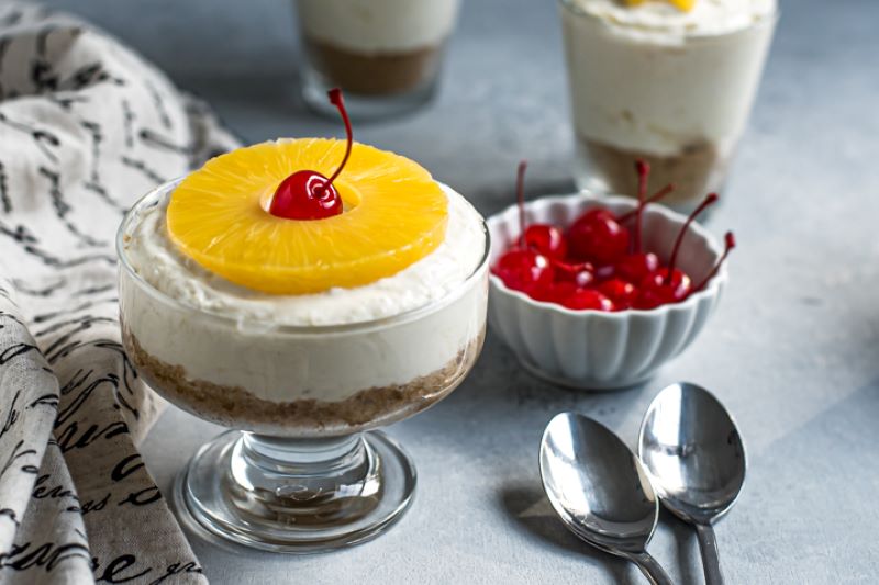 Pina Colada Cheesecake Cups | Vitacost Blog