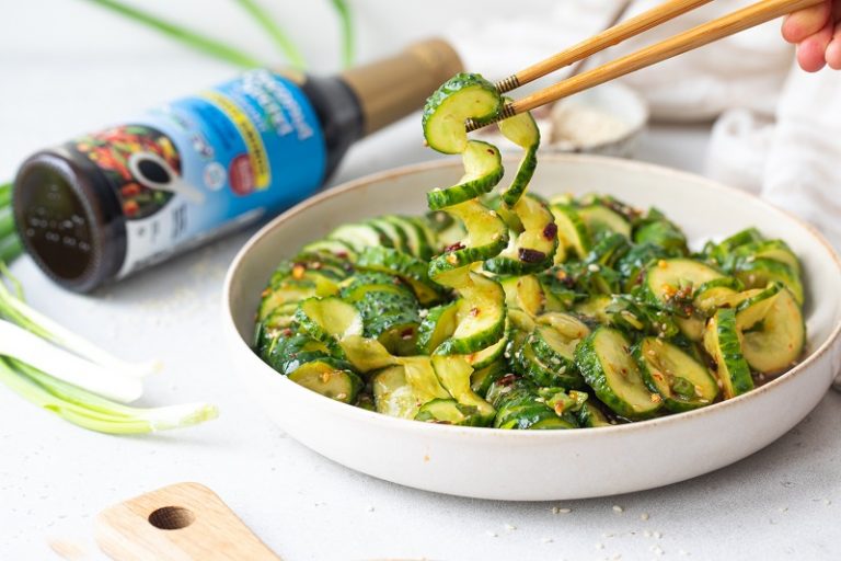 Spiced Cucumber Salad (Soy & Gluten-Free)