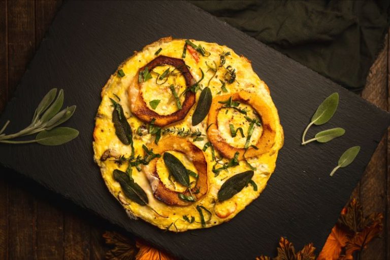 Vegetable Frittata Recipe: Squash & Sage