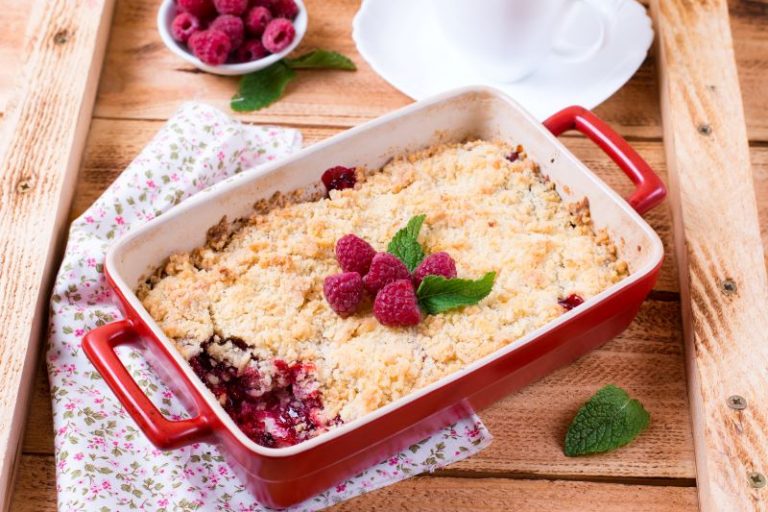 Simple Raspberry Crumble Recipe