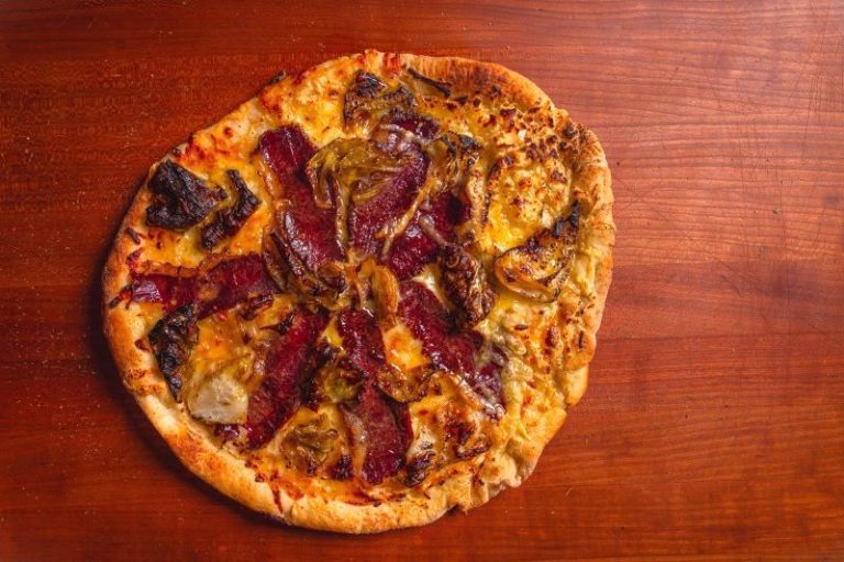Corned Beef Reuben Pizza