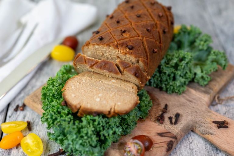 Glazed Baked Vegan Ham