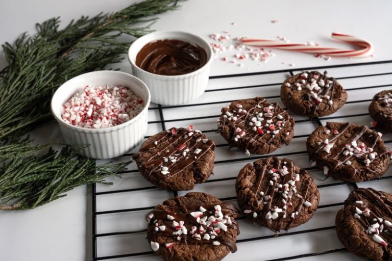 Gluten-Free Peppermint Chocolate Cookies