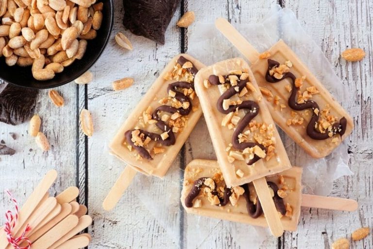 Peanut Butter Ice Pops