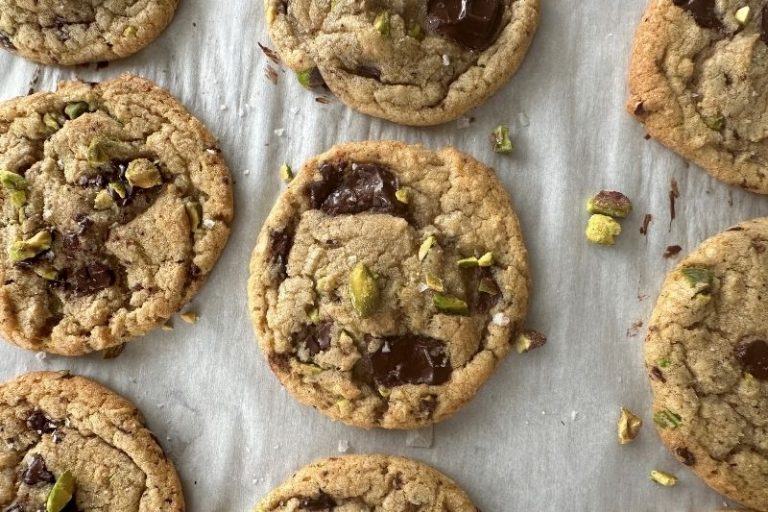 Brown Butter Pistachio Cookies